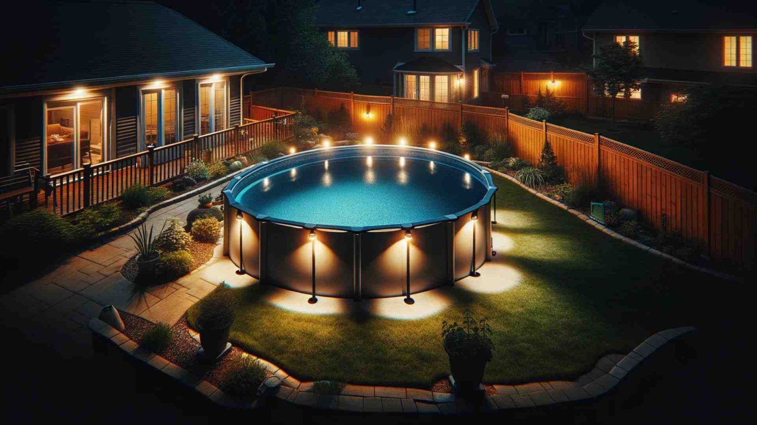 Night Swims Illuminated: FAQ Guide to Above Ground Pool Lights - Clicka ...