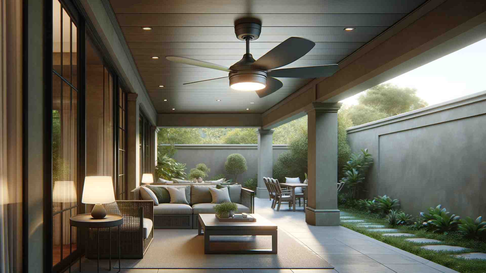 Enhancing Your Exterior Space: Outdoor Ceiling Fan with Light - Clicka ...