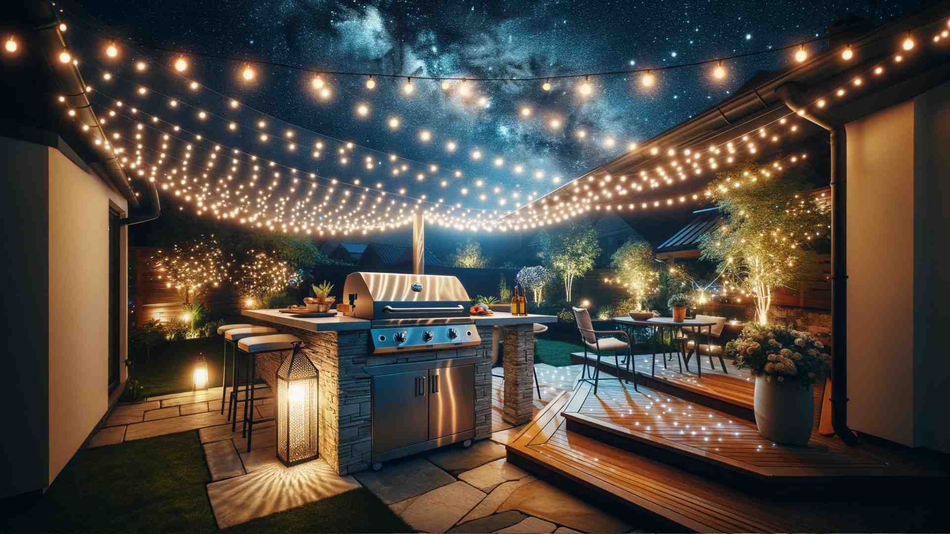 5 LED Lighting Ideas for Your Outdoor Kitchen to Stand Out - Clicka Lights