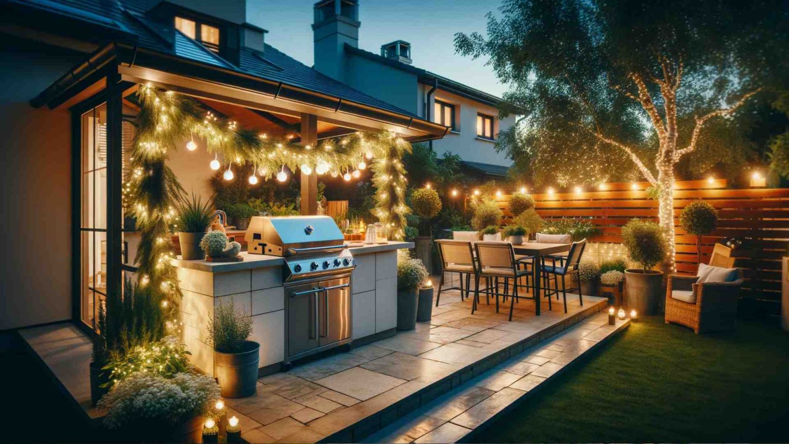 5 LED Lighting Ideas for Your Outdoor Kitchen to Stand Out - Clicka Lights