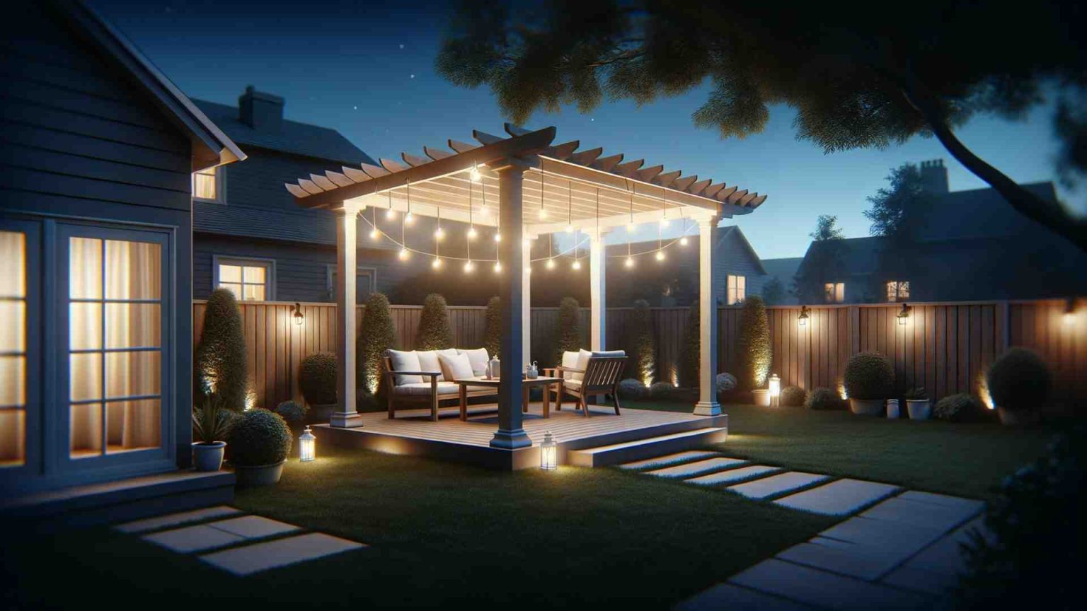 Illuminating Elegance: Pergola String Lighting Ideas That Transform ...