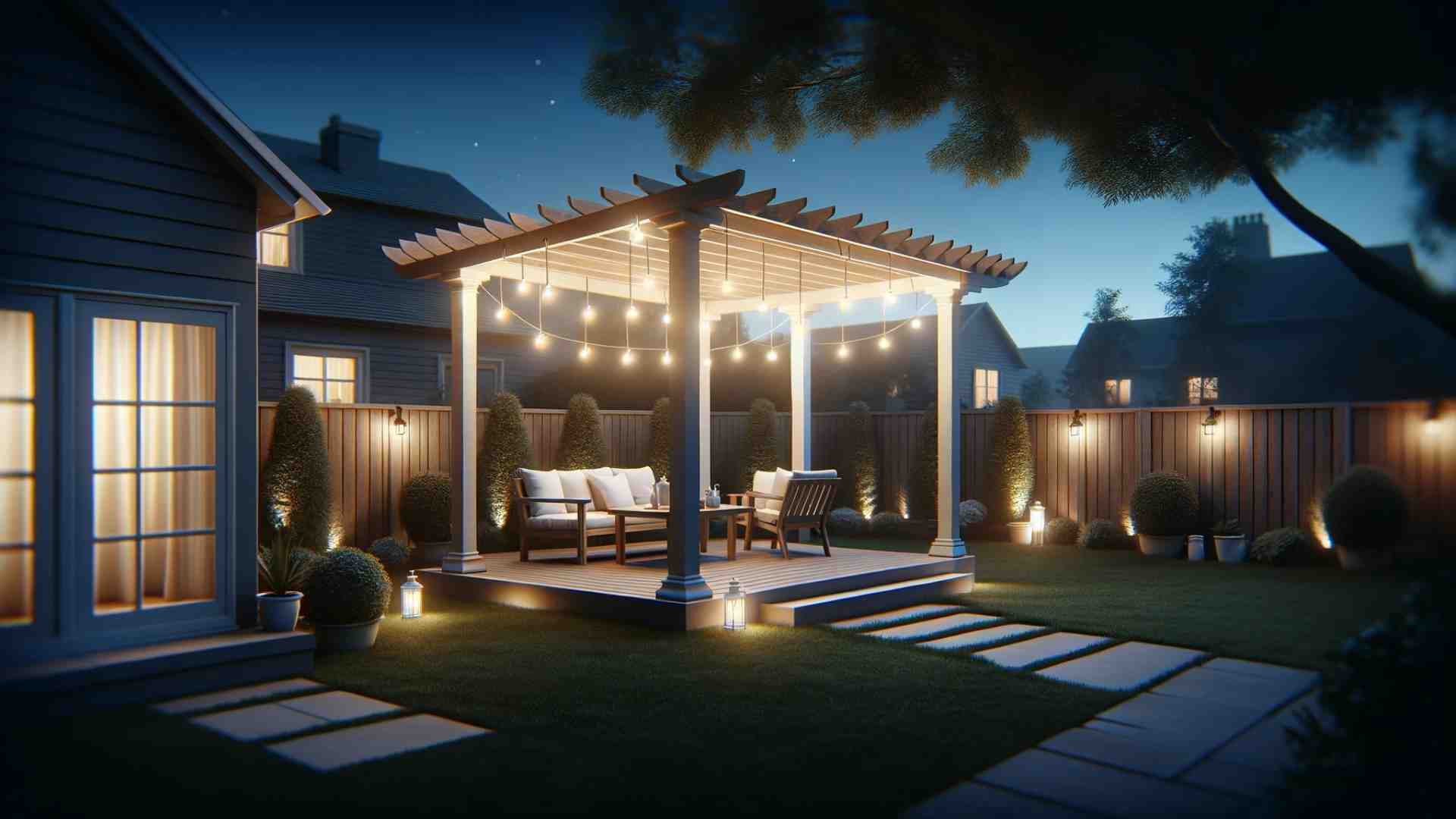 Illuminating Elegance: Pergola String Lighting Ideas That Transform ...
