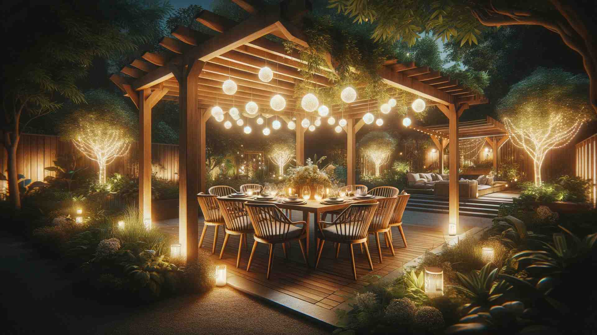 Illuminating Elegance: Pergola String Lighting Ideas That Transform ...