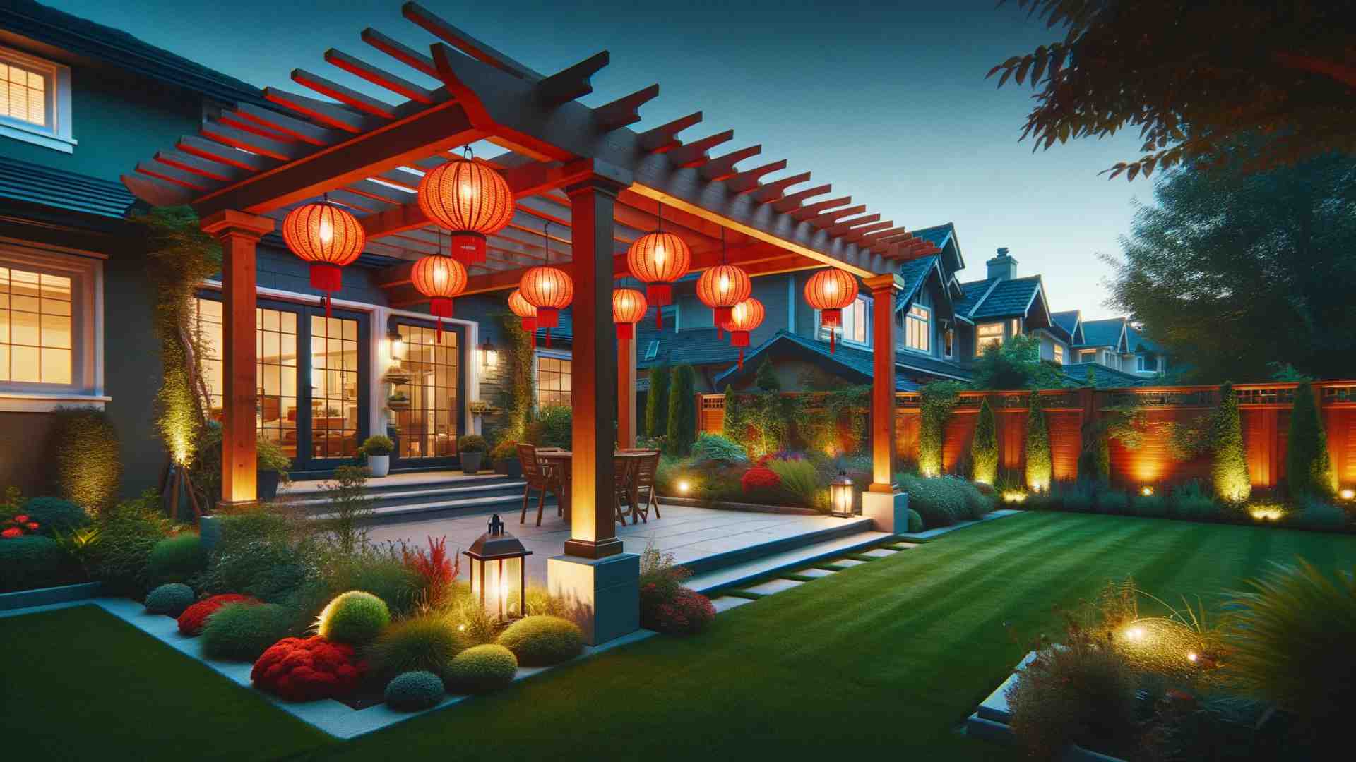 Create an Enchanting Outdoor Space with Chinese Lanterns - Clicka Lights