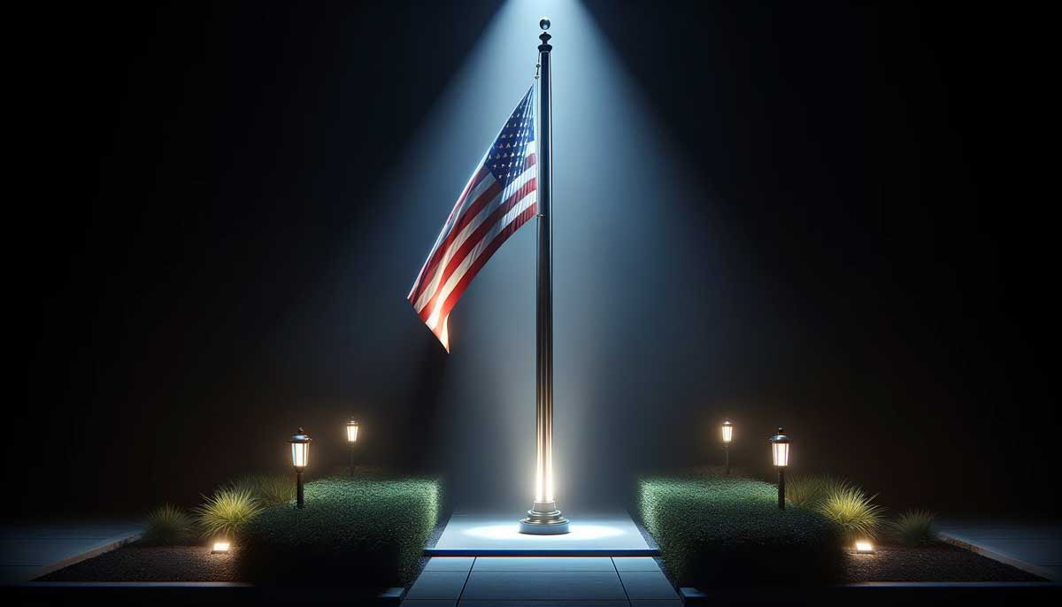 5 Solar Flagpole Lights Ideas That You Can’t Ignore - Clicka Lights