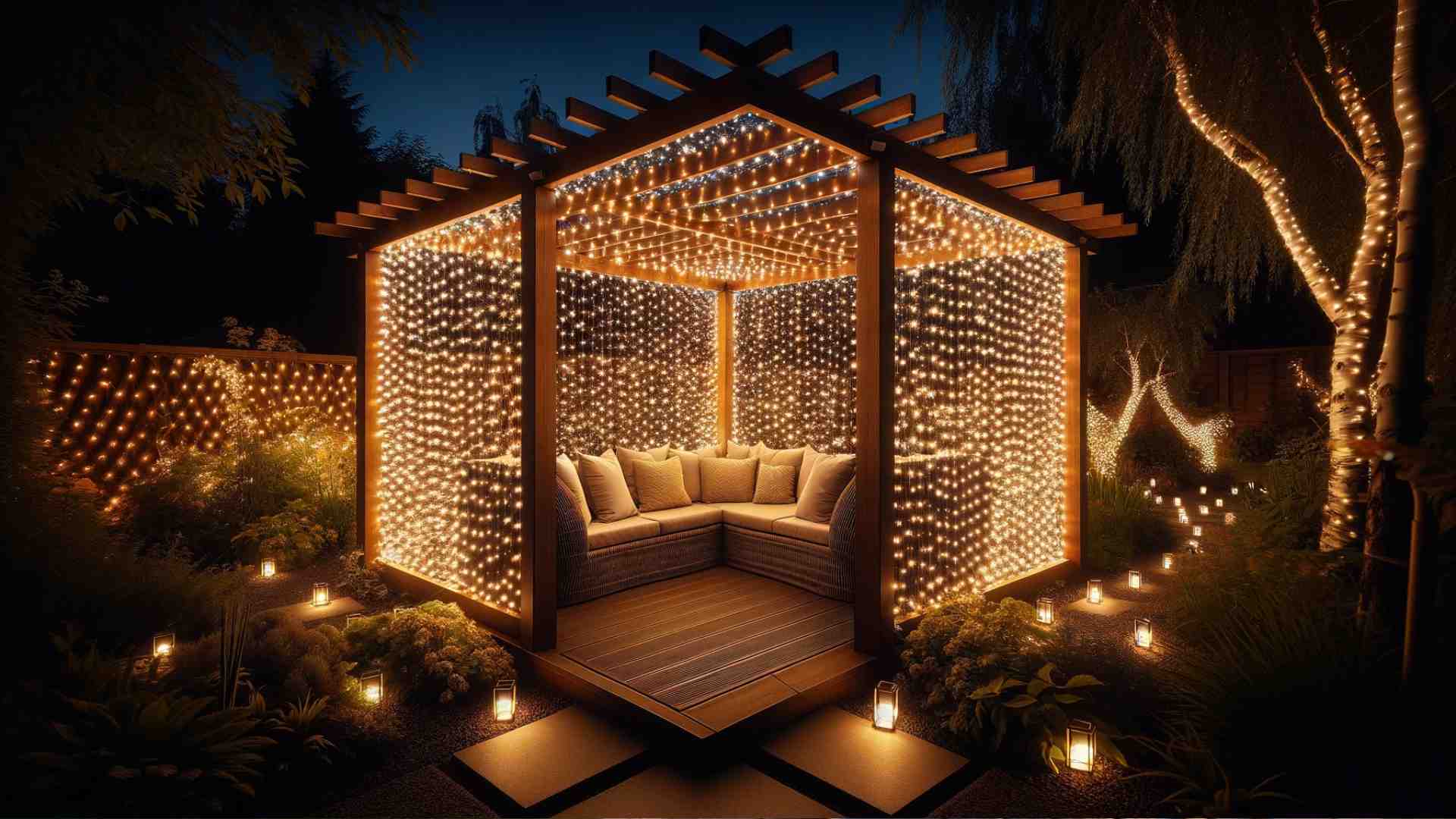 Make Your Backyard Exciting with Net Lights - Clicka Lights