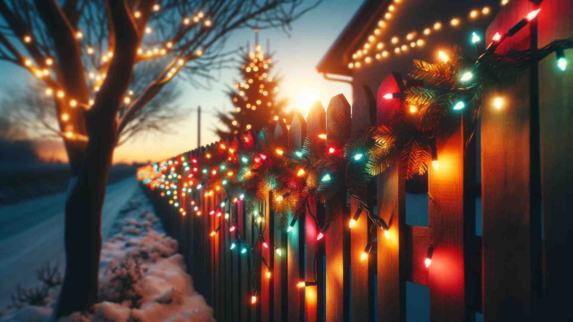 Christmas Lights For Fence Ideas You Must Try - Clicka Lights