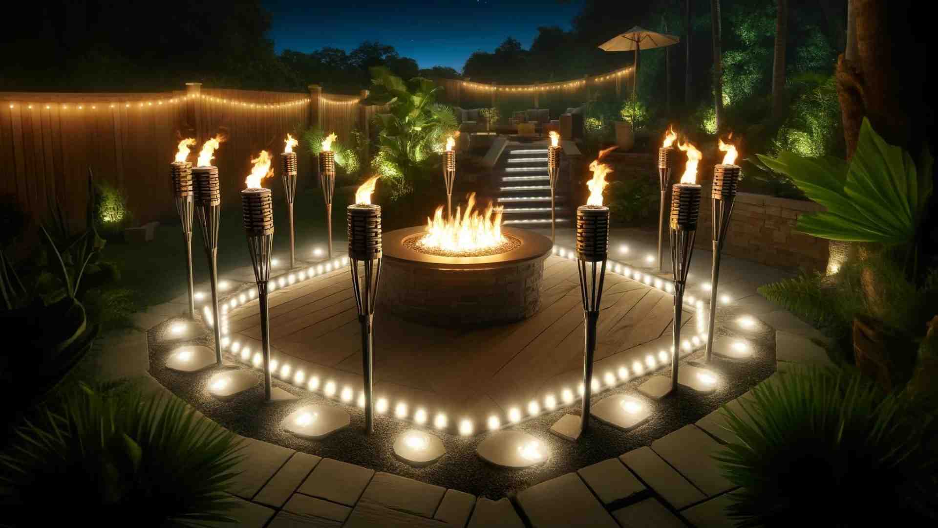 7 Must-See Fire Pit Lighting Ideas - Clicka Lights
