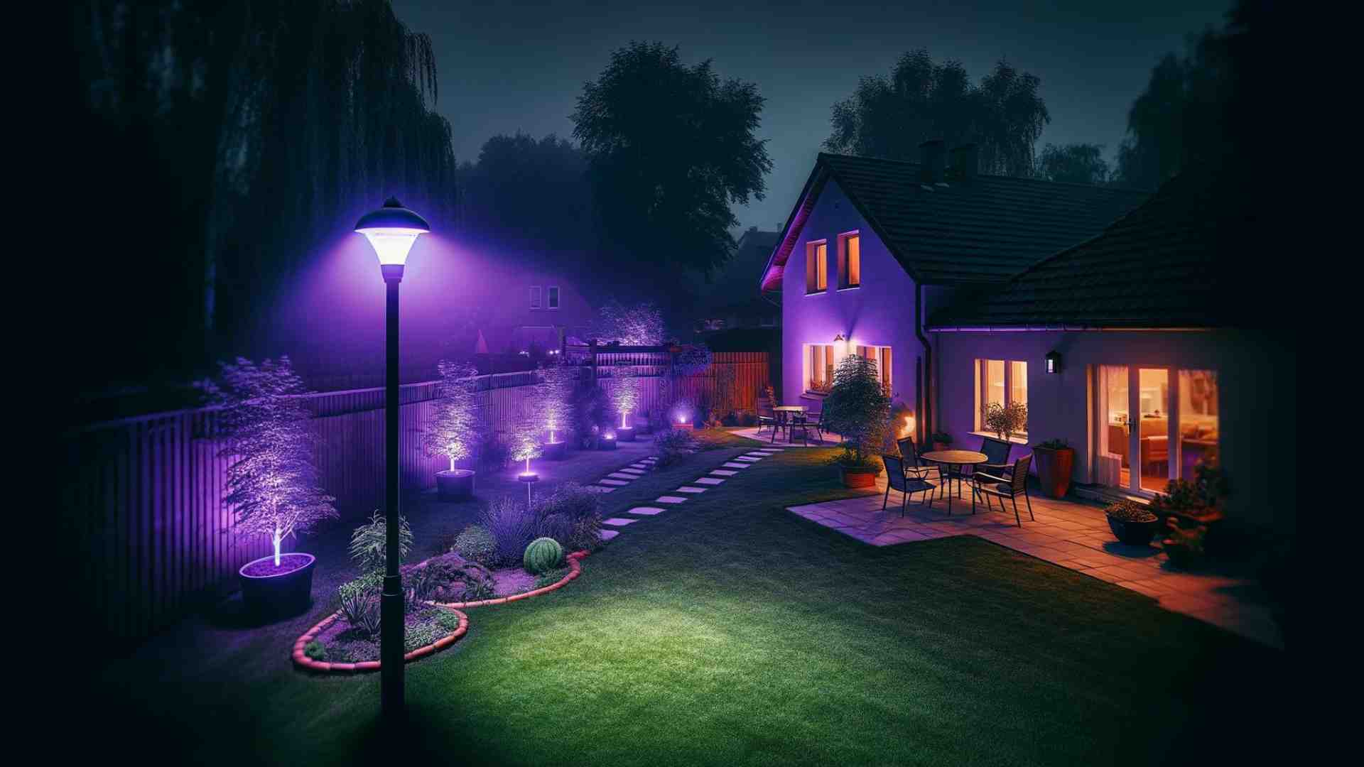 Why Are Outdoor Lights Purple – Let’s Find Out - Clicka Lights