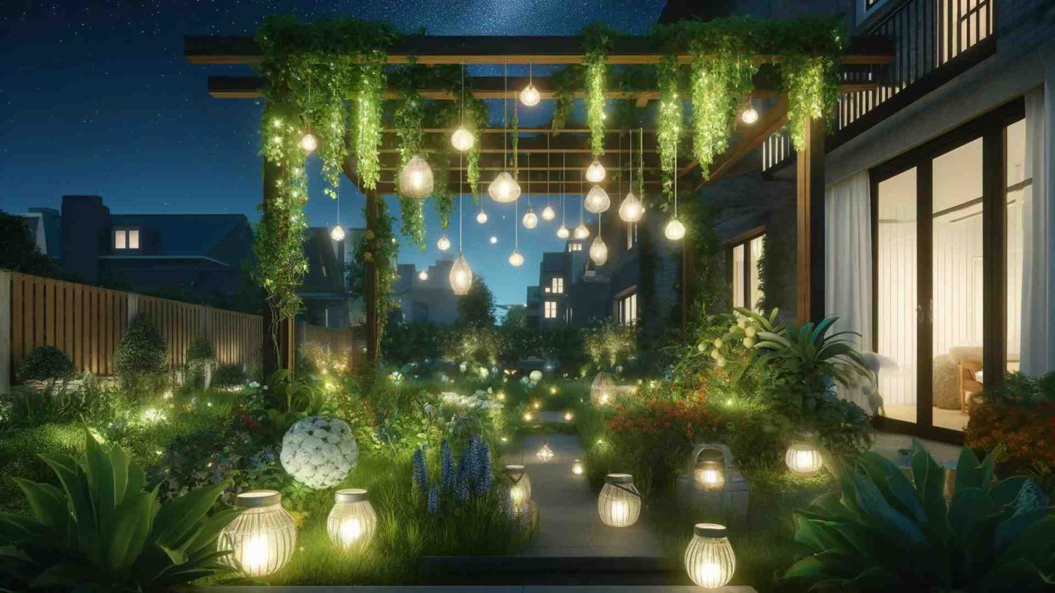 3 Ideas for Lights on Trellis - Clicka Lights