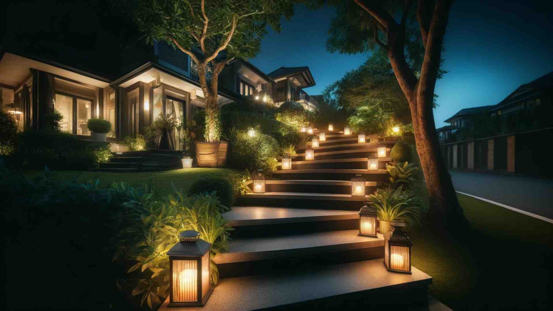 The Essential Guide to Outdoor Stairway Lighting - Clicka Lights