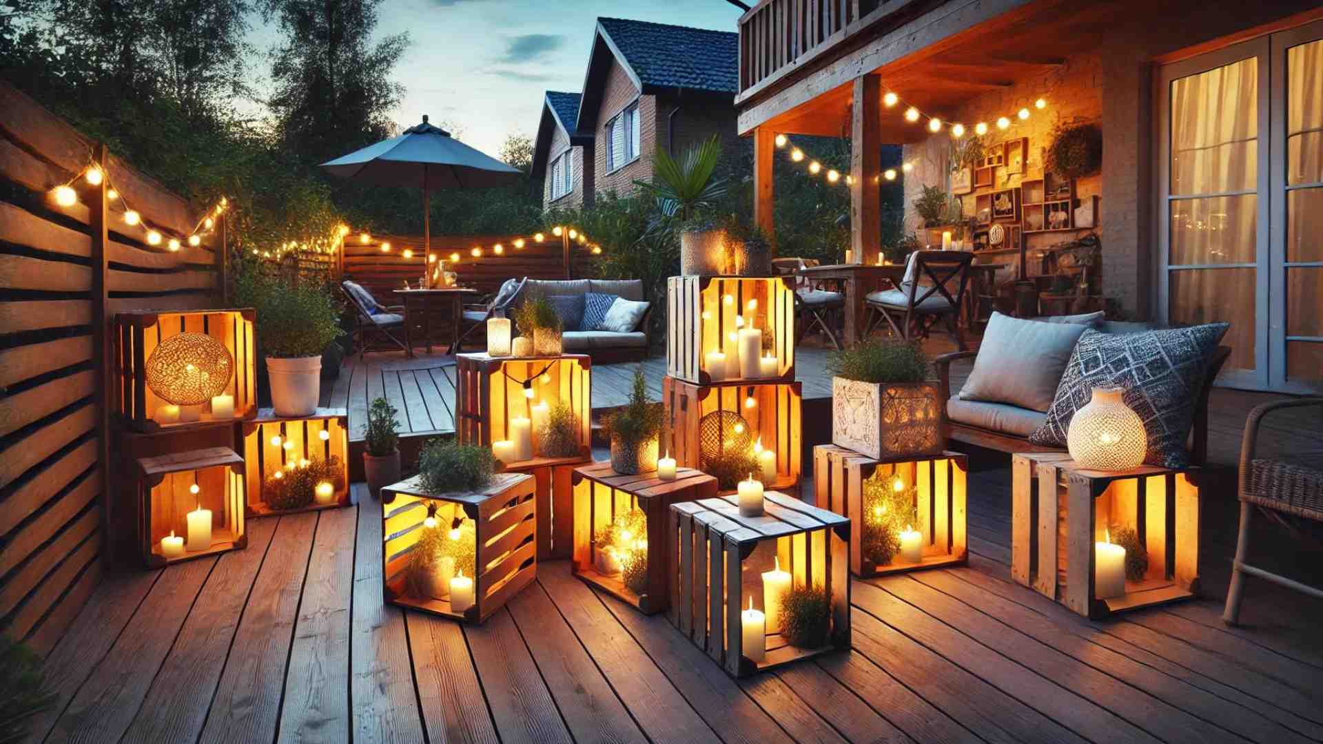 10 DIY Patio Lighting Ideas You Should Try - Clicka Lights
