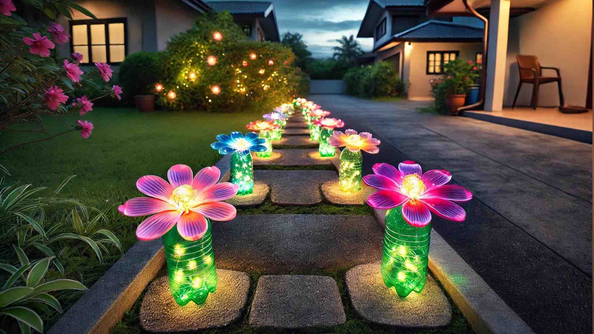 8 DIY Pathway Lights Using Recycled Materials - Clicka Lights