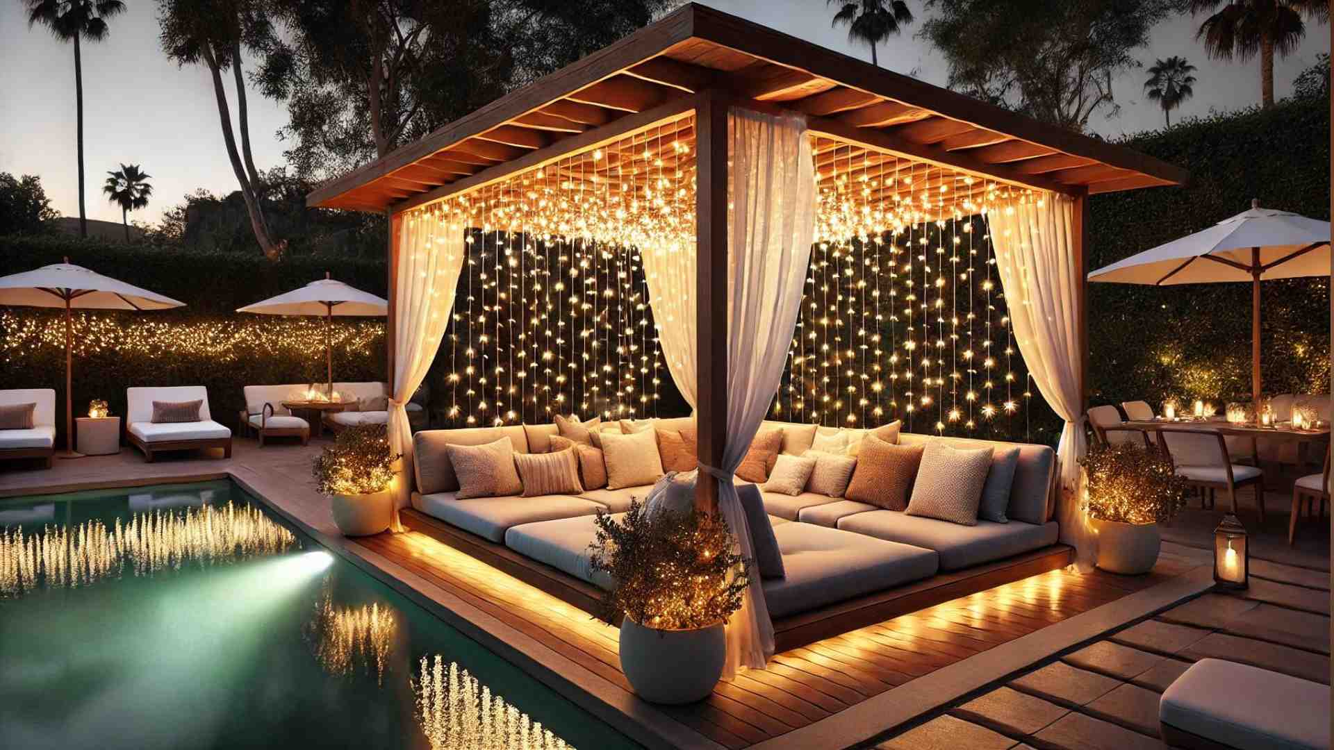 5 Unique Outdoor Lighting Ideas for Your Poolside Cabana - Clicka Lights