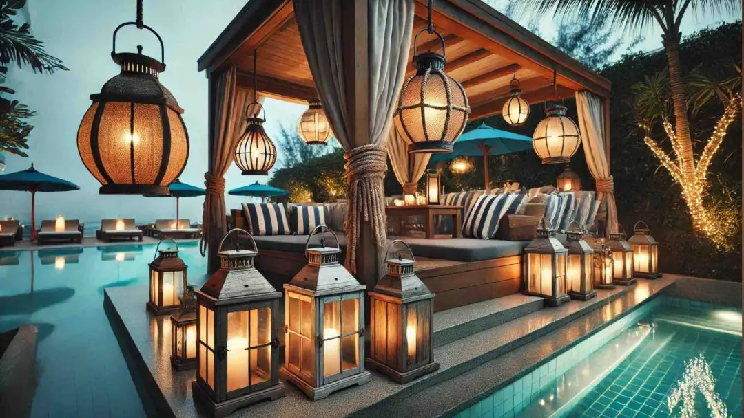 5 Unique Outdoor Lighting Ideas for Your Poolside Cabana - Clicka Lights