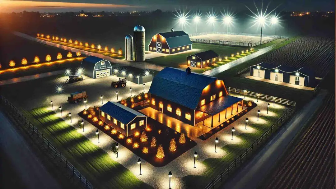 Outdoor Lighting for Farms: The Best Guide - Clicka Lights