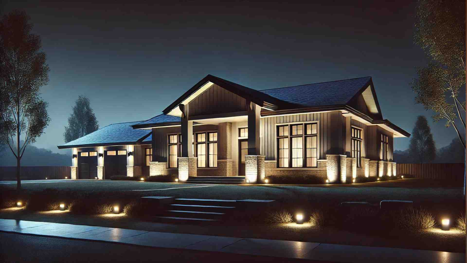 8 Outdoor Lighting Ideas for Your Ranch-Style Home - Clicka Lights