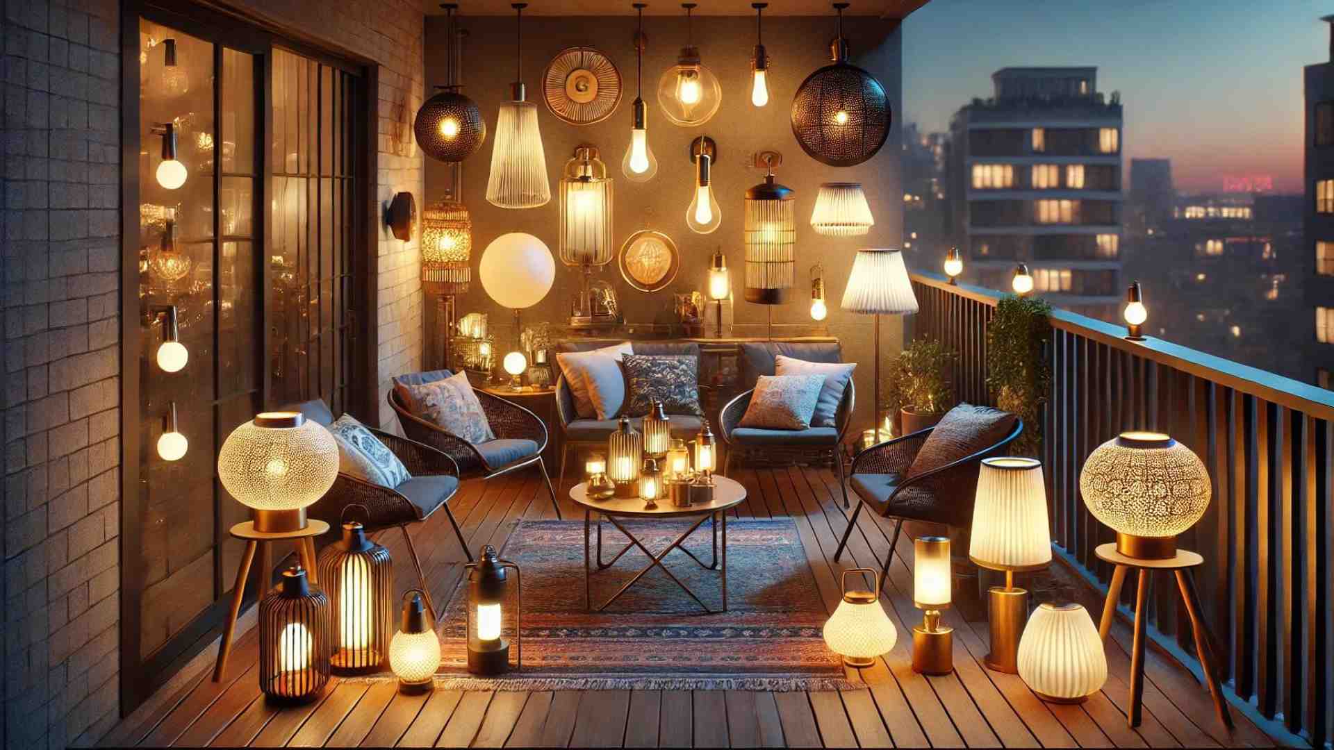 7 Best Outdoor Lighting Ideas for Small Balconies - Clicka Lights