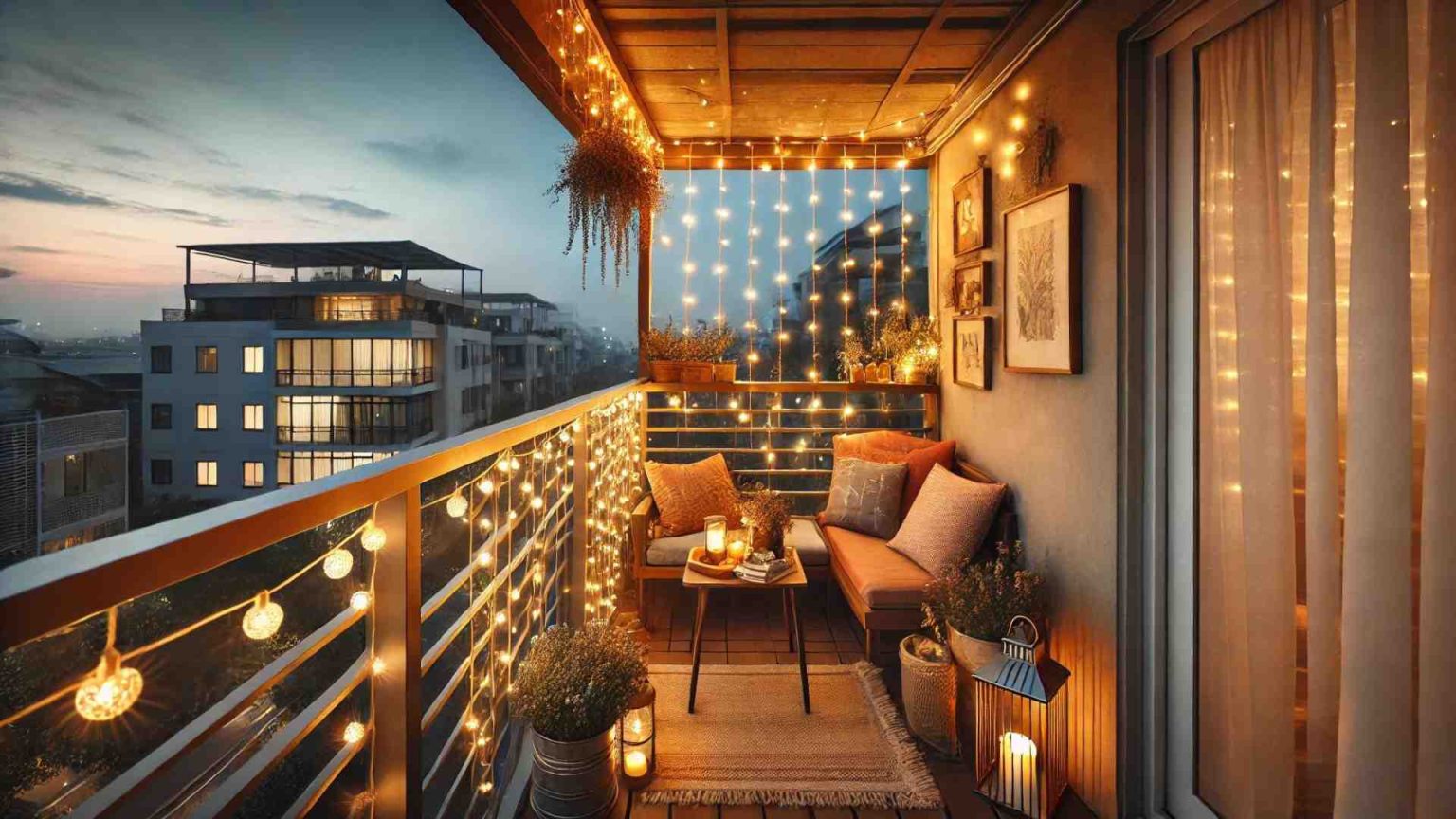 7 Best Outdoor Lighting Ideas for Small Balconies - Clicka Lights