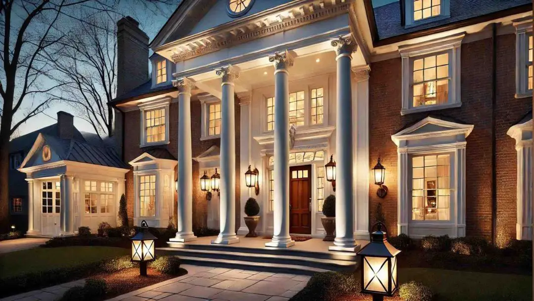 5 Best Outdoor Lighting Ideas for Colonial-Style Homes - Clicka Lights
