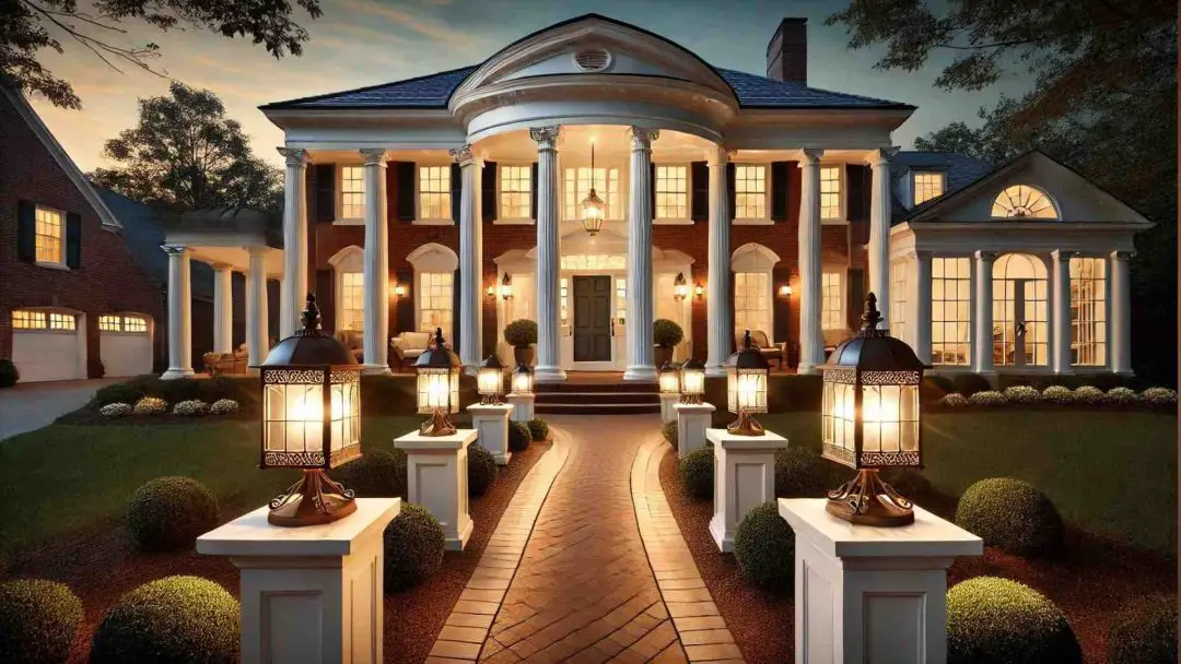 5 Best Outdoor Lighting Ideas for Colonial-Style Homes - Clicka Lights