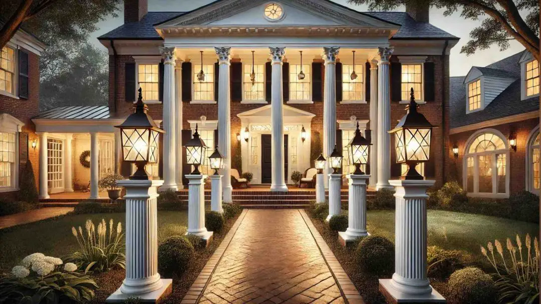 5 Best Outdoor Lighting Ideas for Colonial-Style Homes - Clicka Lights