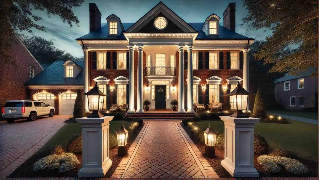 5 Best Outdoor Lighting Ideas for Colonial-Style Homes - Clicka Lights