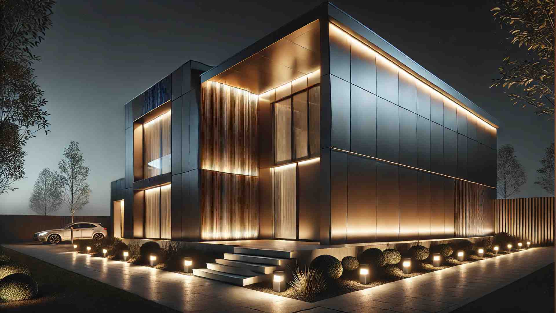 5 Best Outdoor Lighting for Homes with Metal Facades - Clicka Lights