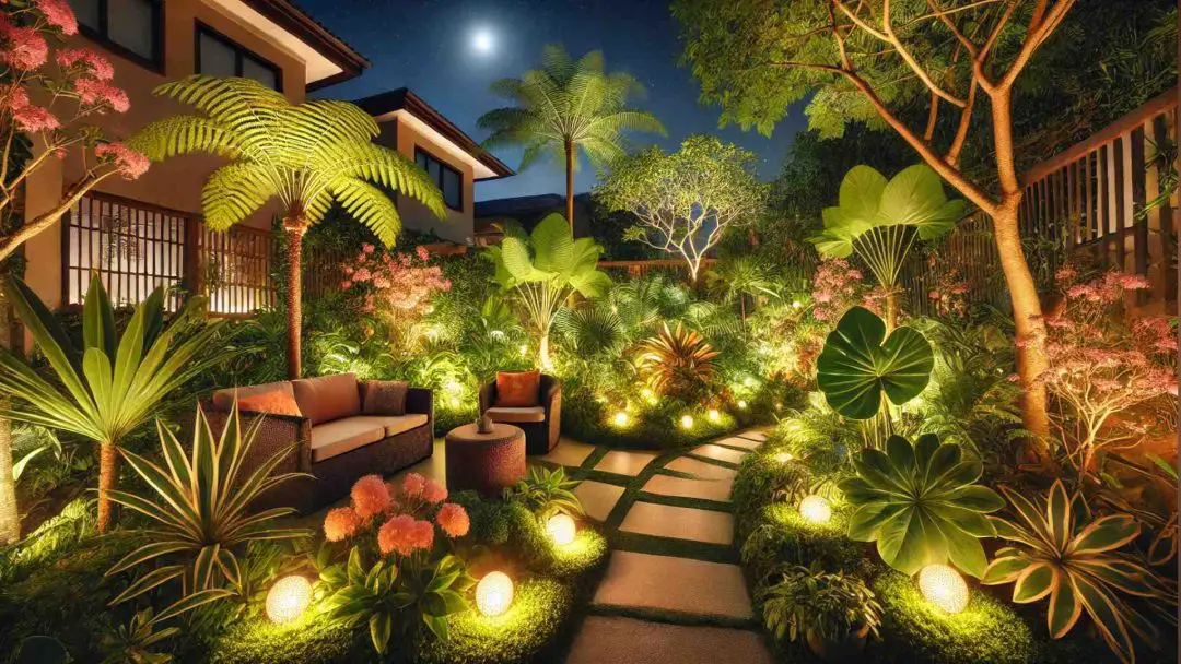 Top 5 Outdoor Lighting Ideas for Your Tropical Garden - Clicka Lights