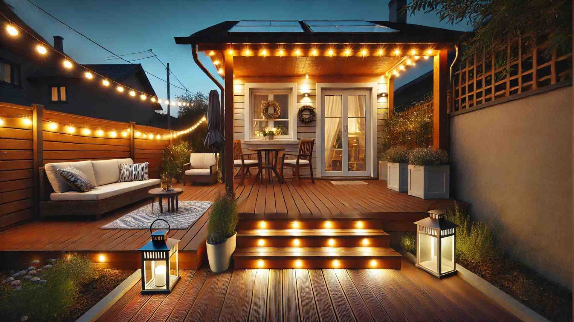 5 Must-Try Outdoor Lighting Ideas for Small Decks - Clicka Lights