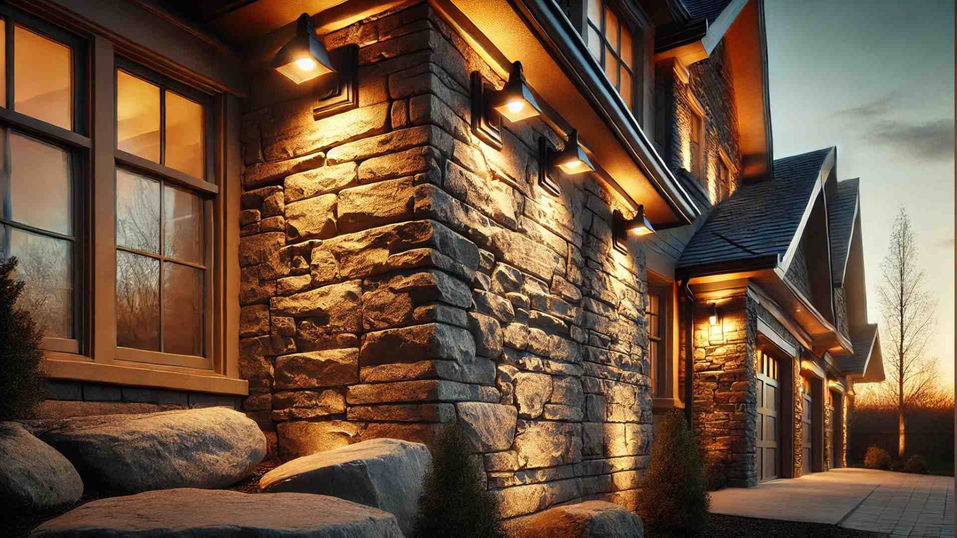 5 Best Outdoor Lighting for Homes with Stone Walls - Clicka Lights