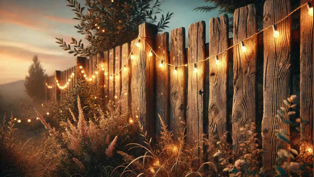 5 Must-Try Outdoor Lighting Ideas for Rustic Wooden Fences - Clicka Lights