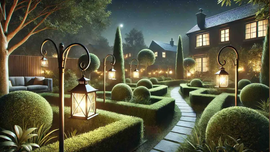 Top 5 Outdoor Lighting for Suburban Garden with Hedges - Clicka Lights