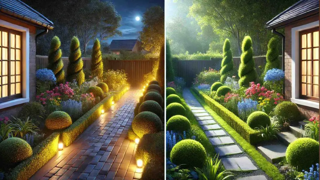Top 5 Outdoor Lighting for Suburban Garden with Hedges - Clicka Lights