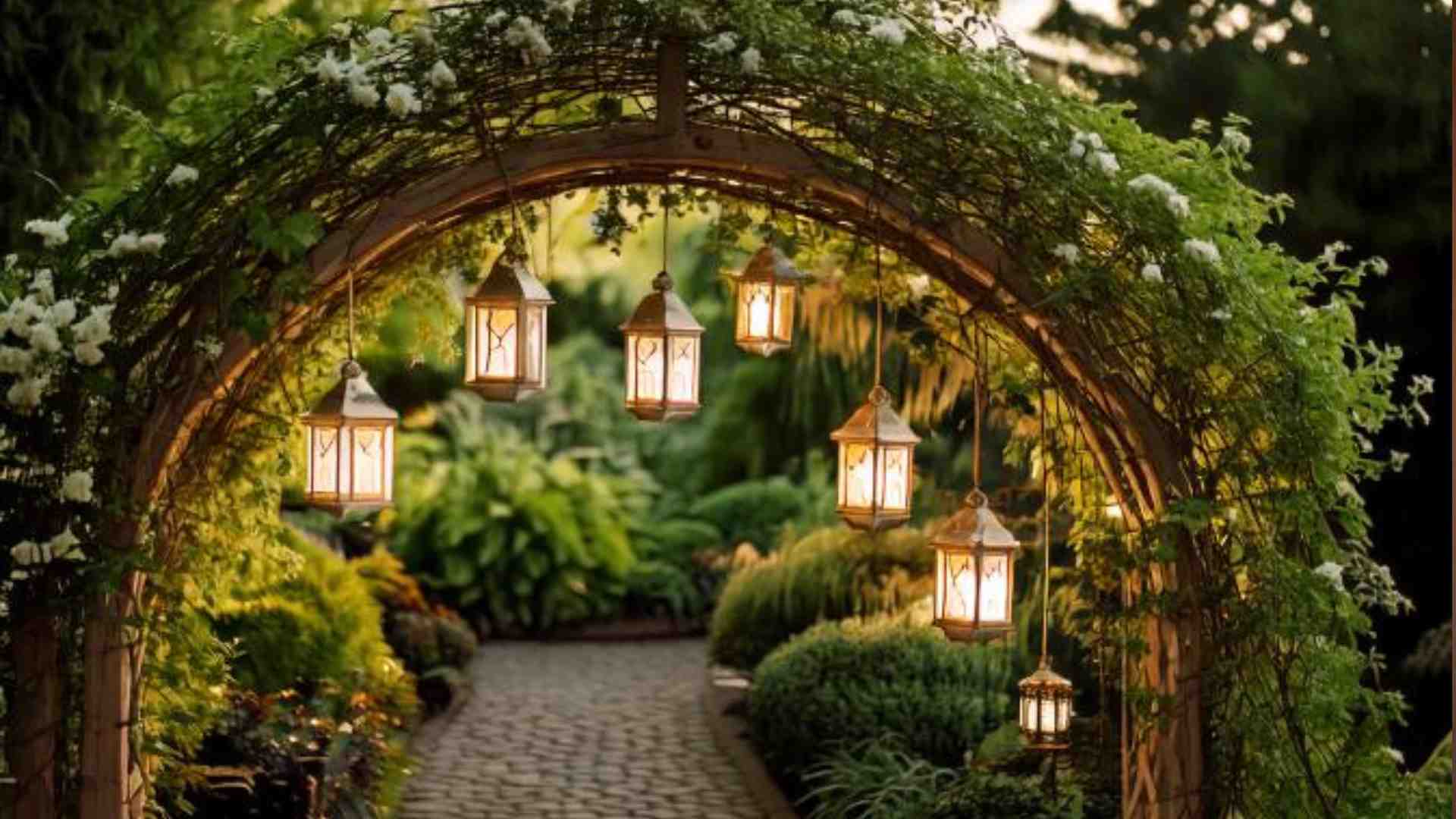Top 5 Outdoor Lighting Ideas for Garden Arches - Clicka Lights