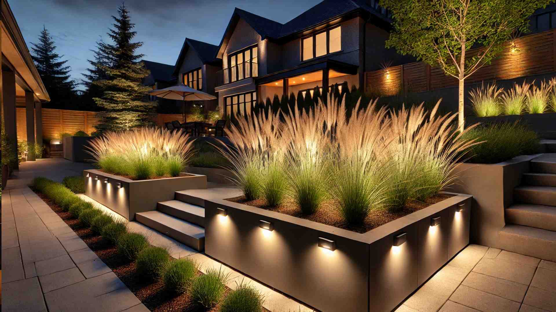 5 Must-Try Outdoor Lighting Ideas for Ornamental Grasses - Clicka Lights