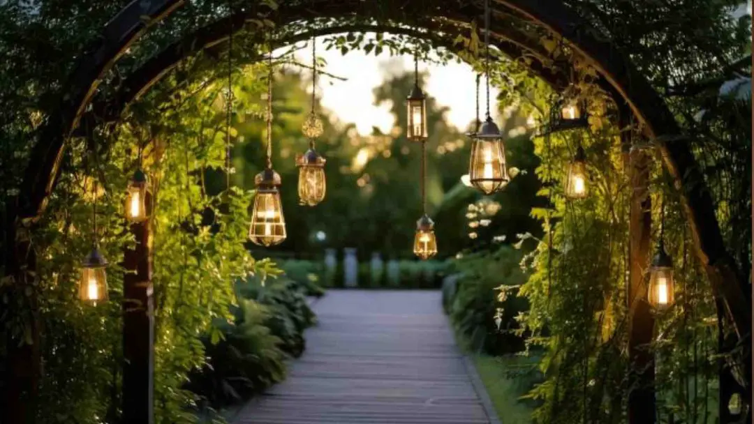 Top 5 Outdoor Lighting Ideas for Garden Arches - Clicka Lights