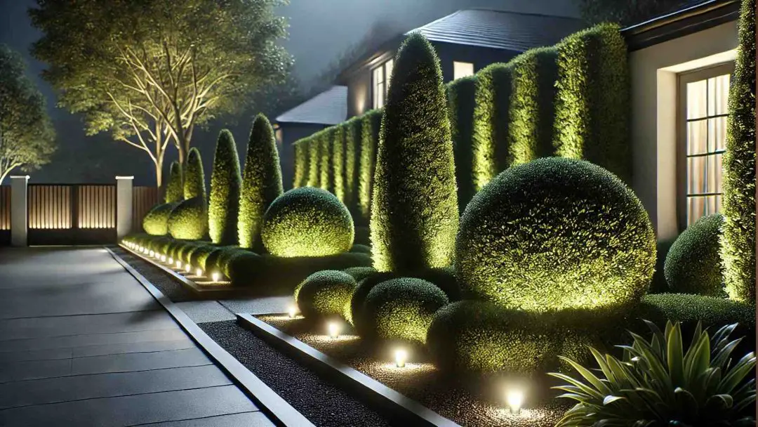 Top 5 Outdoor Lighting for Suburban Garden with Hedges - Clicka Lights