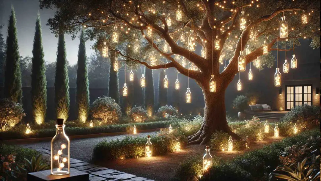 5 Must-Try DIY Hanging Lights Ideas for Trees - Clicka Lights