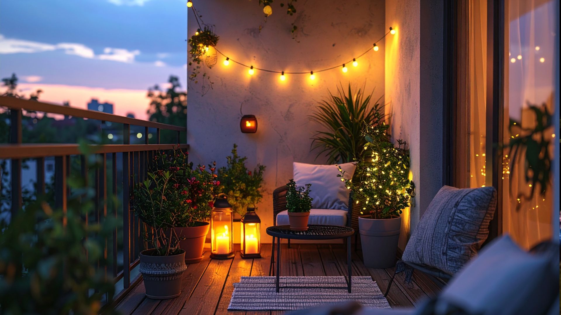 6 DIY Outdoor Lighting Ideas for Your Balcony - Clicka Lights