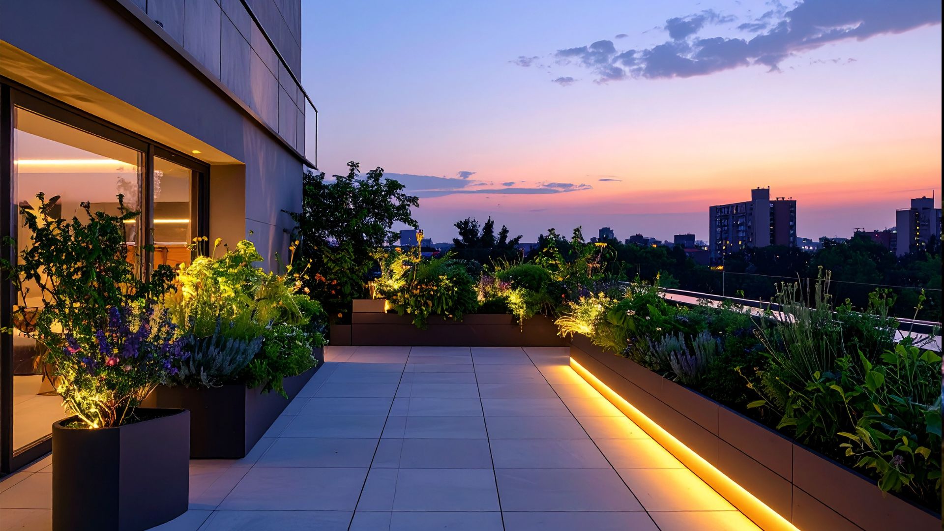 Top 5 Outdoor Lighting Ideas for Your Rooftop Garden - Clicka Lights